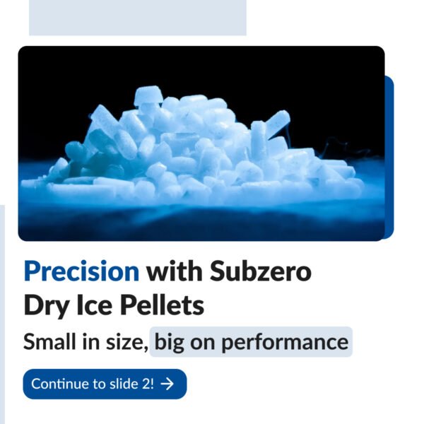 Dry Ice Pellets for Events, Pharma & More | Sub Zero